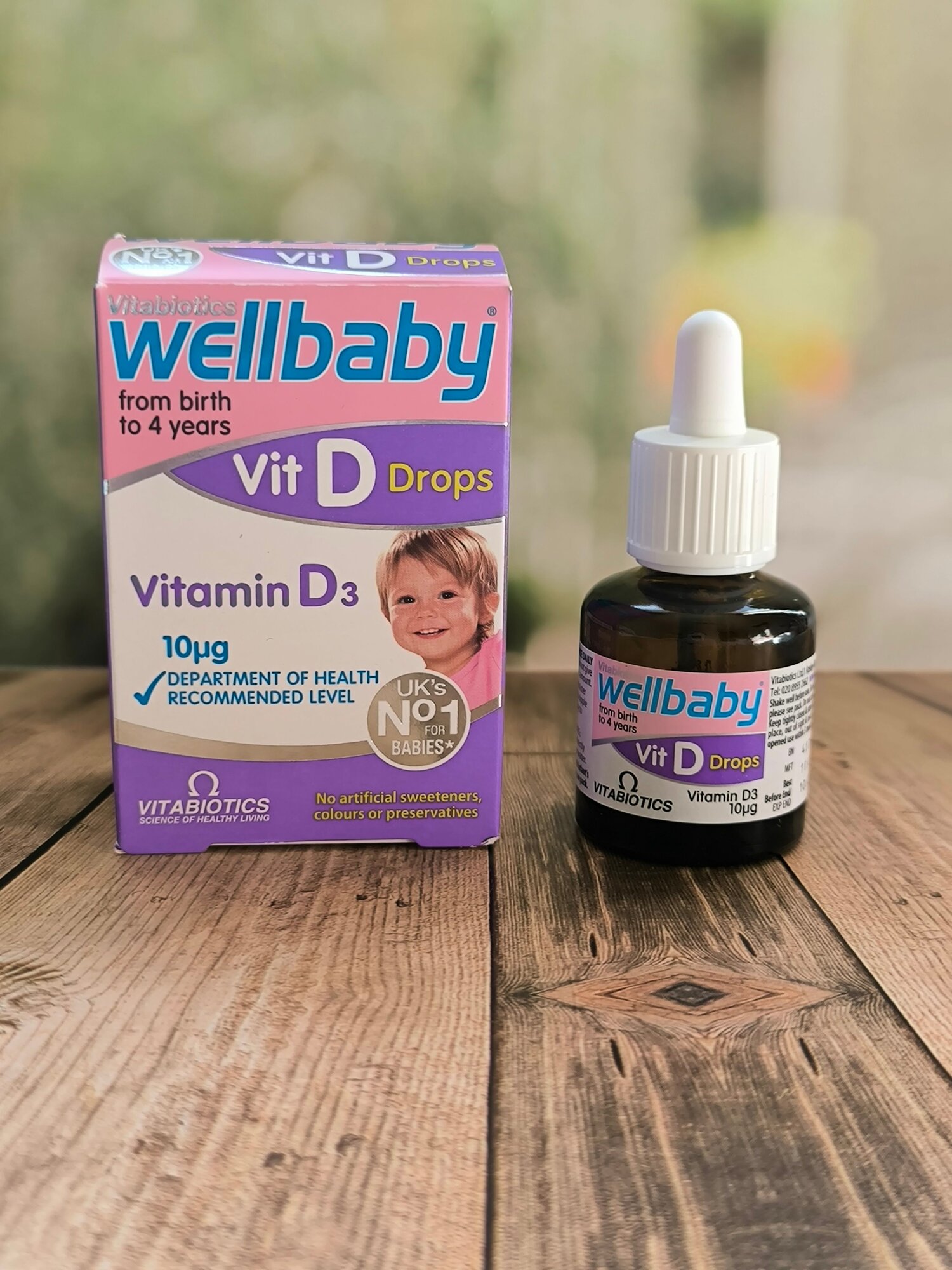 Витабиотикс Витамин Д Велбейби Vitabiotics Wellbaby Vit D Drops 10 g 30ml