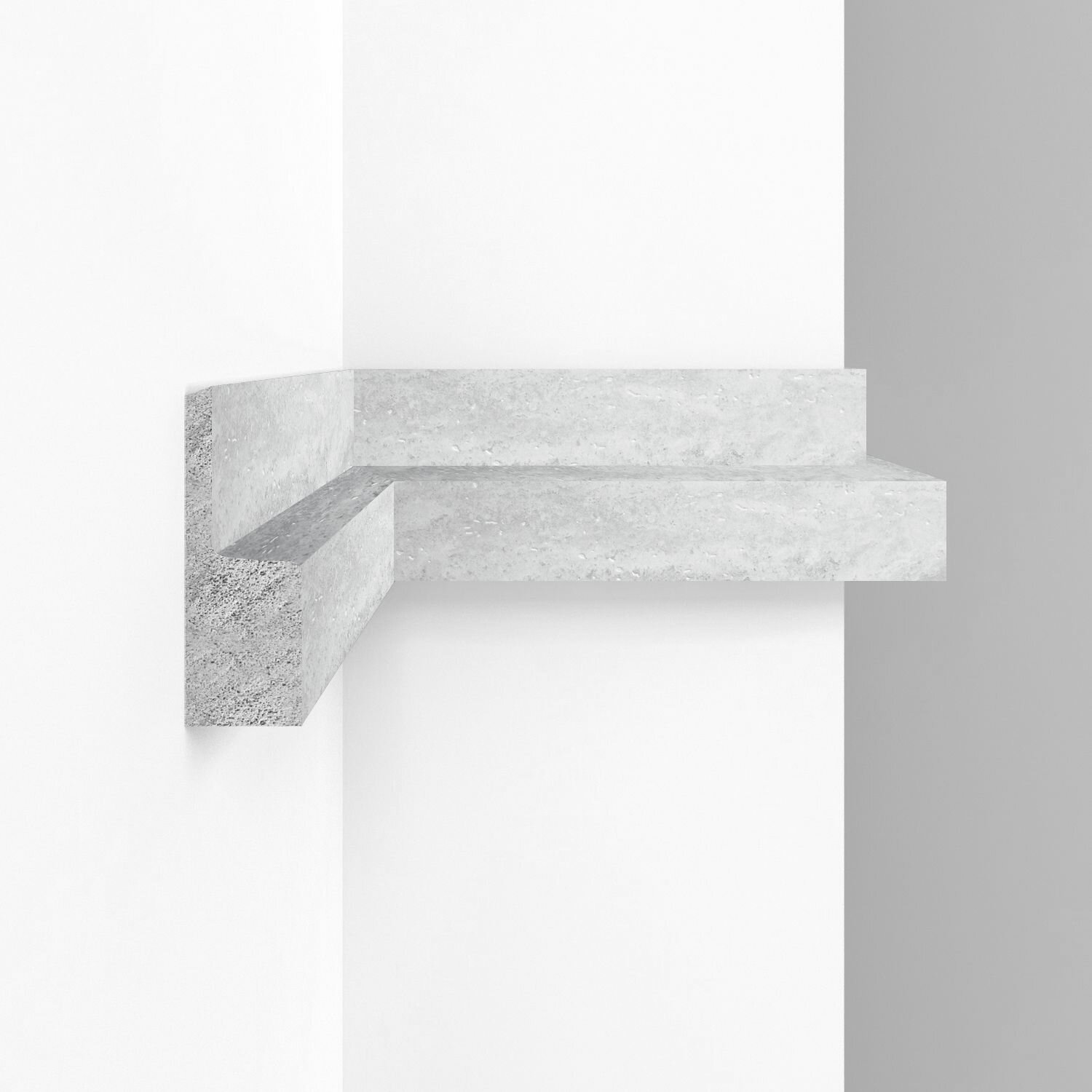 Молдинг D305-1634 для стен, на потолок, декоративный плинтус, Decomaster 15 шт, 61х21х2000 мм