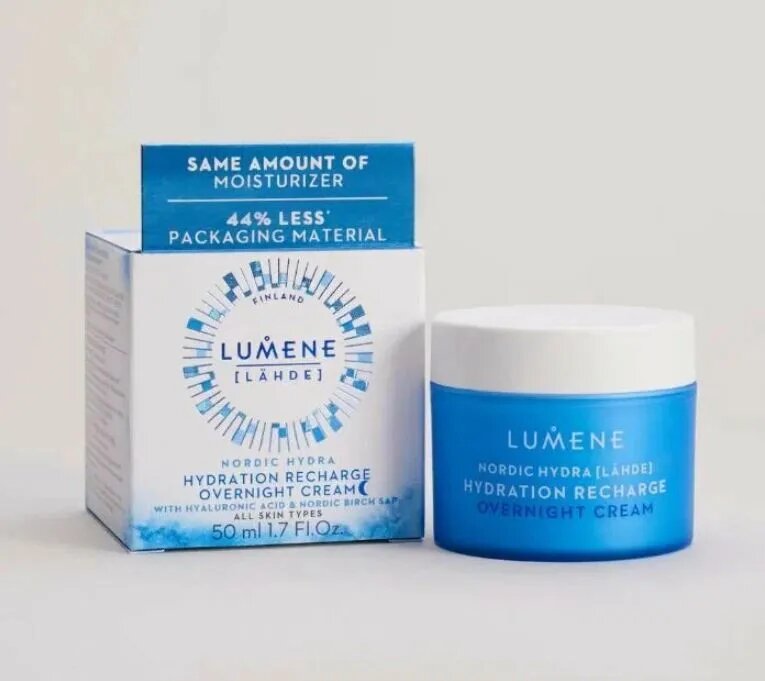 LUMENE Lahde Крем для лица ночной увлажняющий восстанавливающий, 50мл