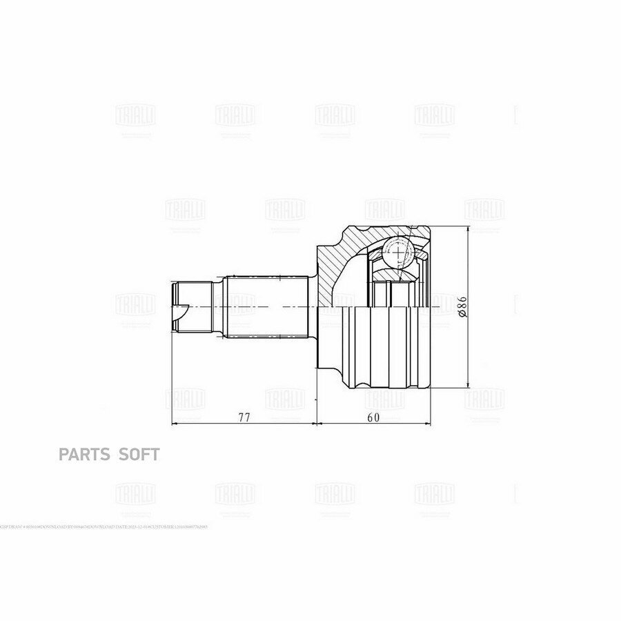 TRIALLI GO2632 ШРУС наружный ()