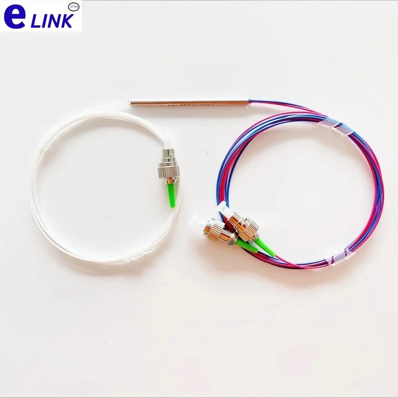 Волоконно-оптический мультиплексор 1X2 WDM 980/1550nm, деление волн 1*2, мультиплексор FBT, конический WDM FC/APC 980-1550NM