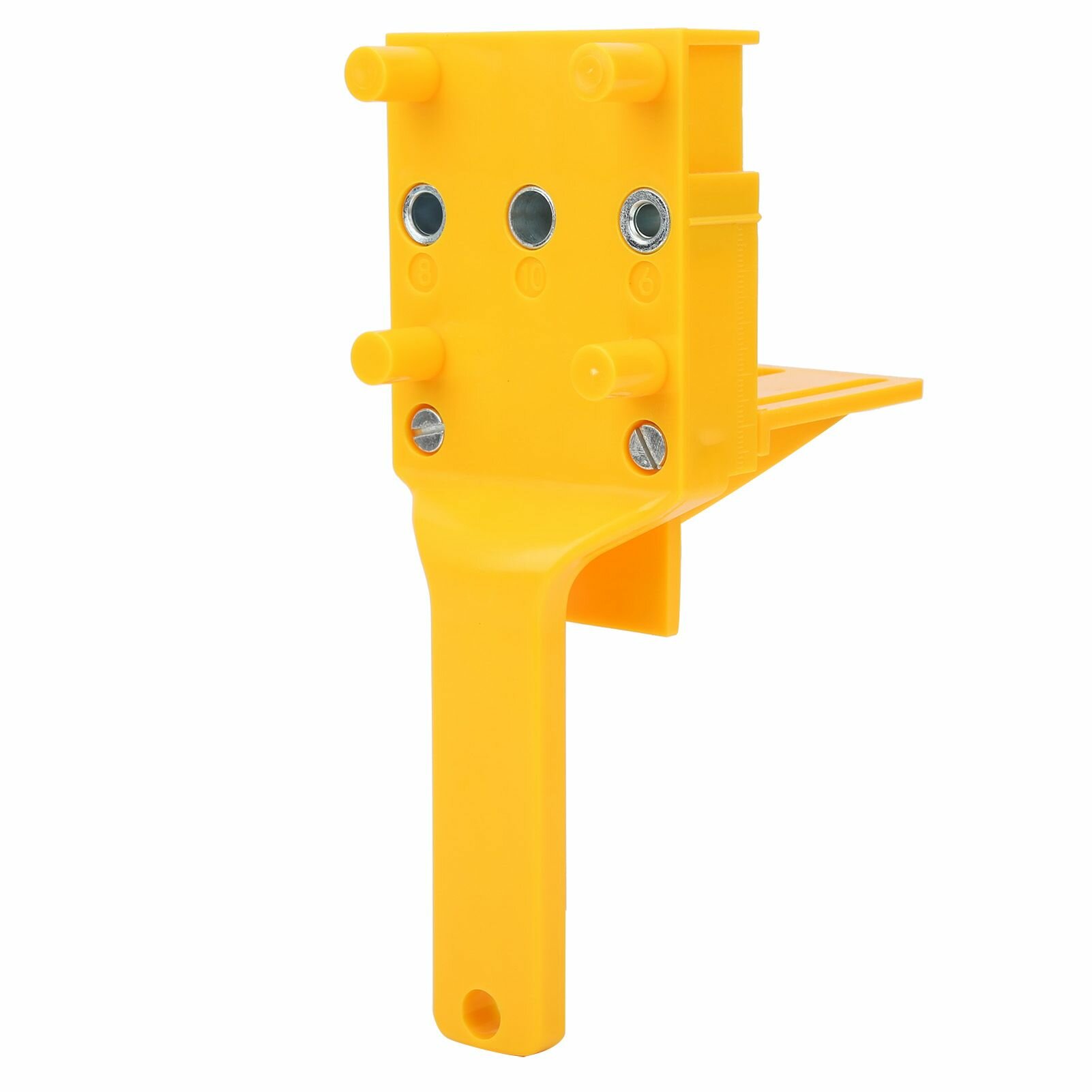 Прямой дырокол-локатор для дерева, DIY, желтый, для плотницких работ
