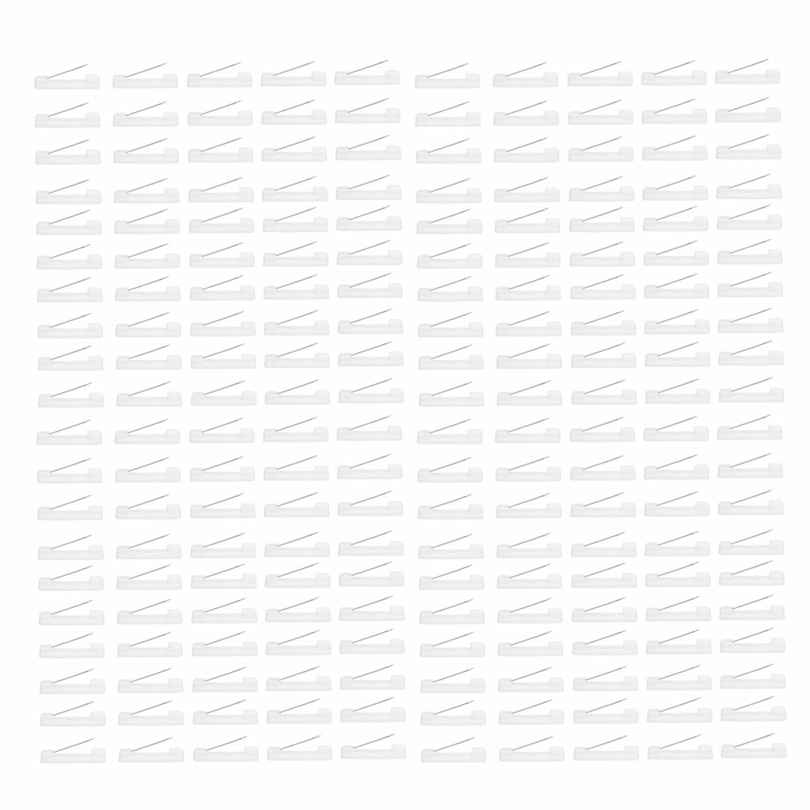 200 шт. пластиковые булавки для именных табличек, прочные, удобные в использовании, для рукоделия и шитья