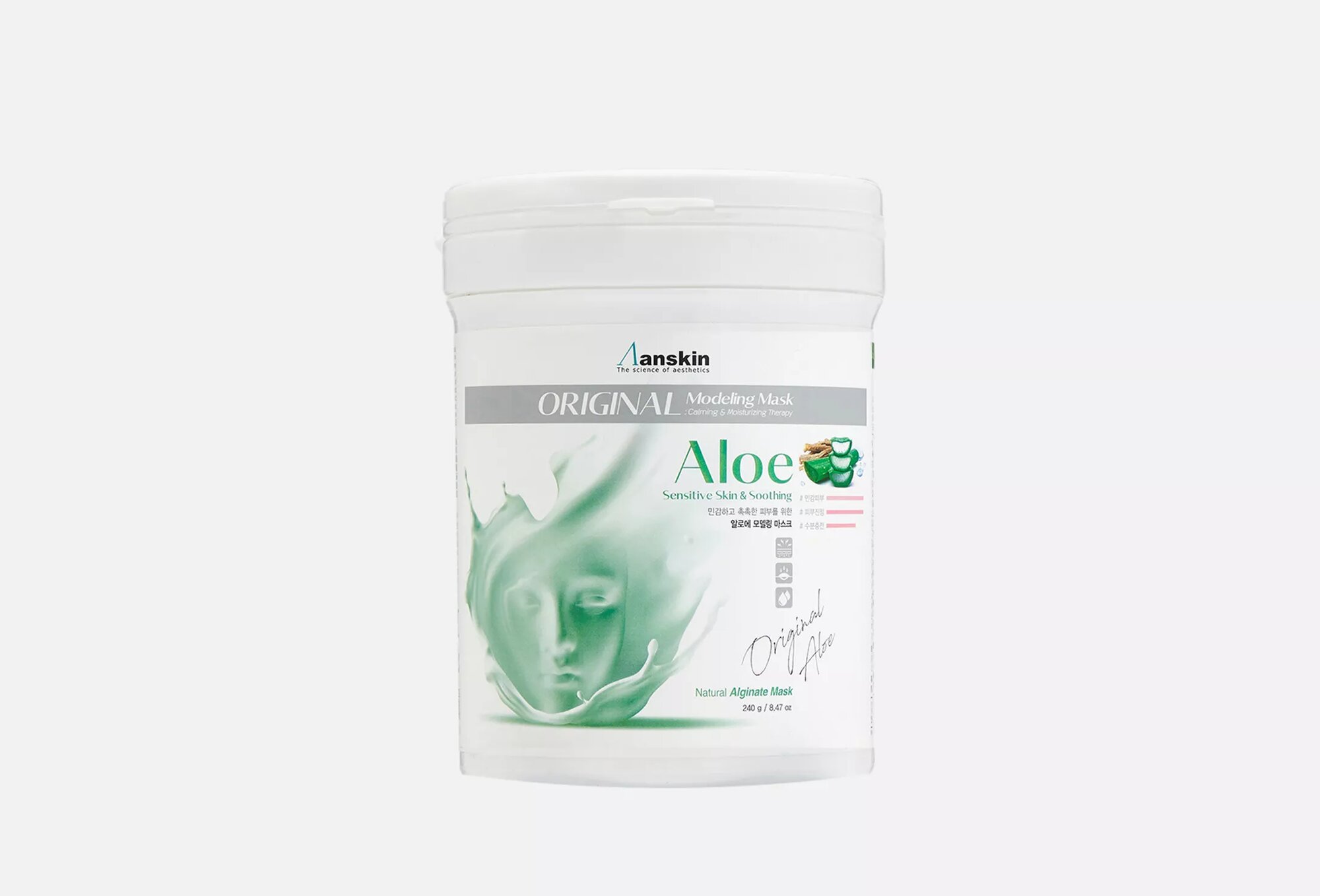 Альгинатная маска с экстрактом алоэ ANSKIN Original Aloe Modeling Mask