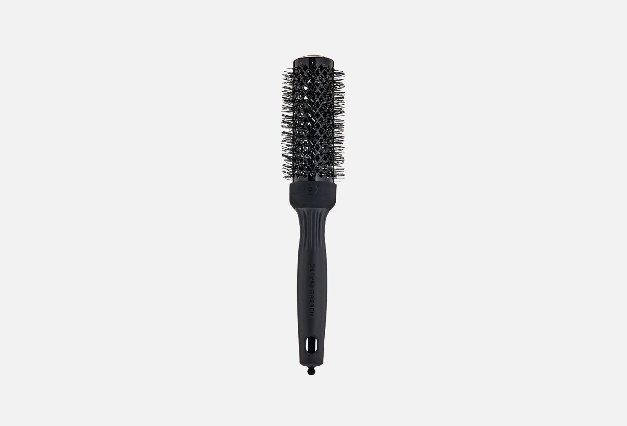 Термобрашинг для волос OLIVIA GARDEN EXPERT BLOWOUT SHINE Wavy Bristles Black Label 35 мм