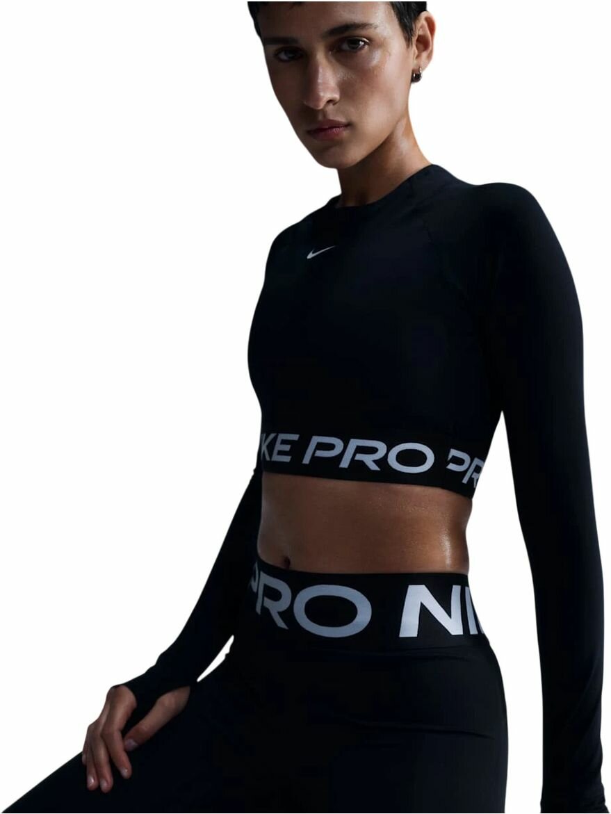 Лонгслив спортивный Pro Dri-FIT Cropped Long-Sleeve Top