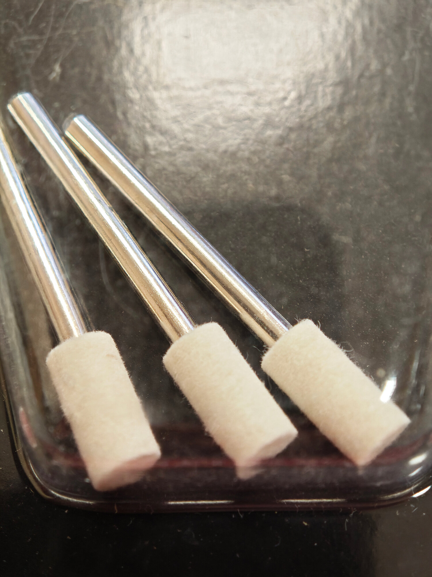 Диск полировальный, войлок, цилиндр, 6х12 мм, 3 шт, JAS, JAS2121