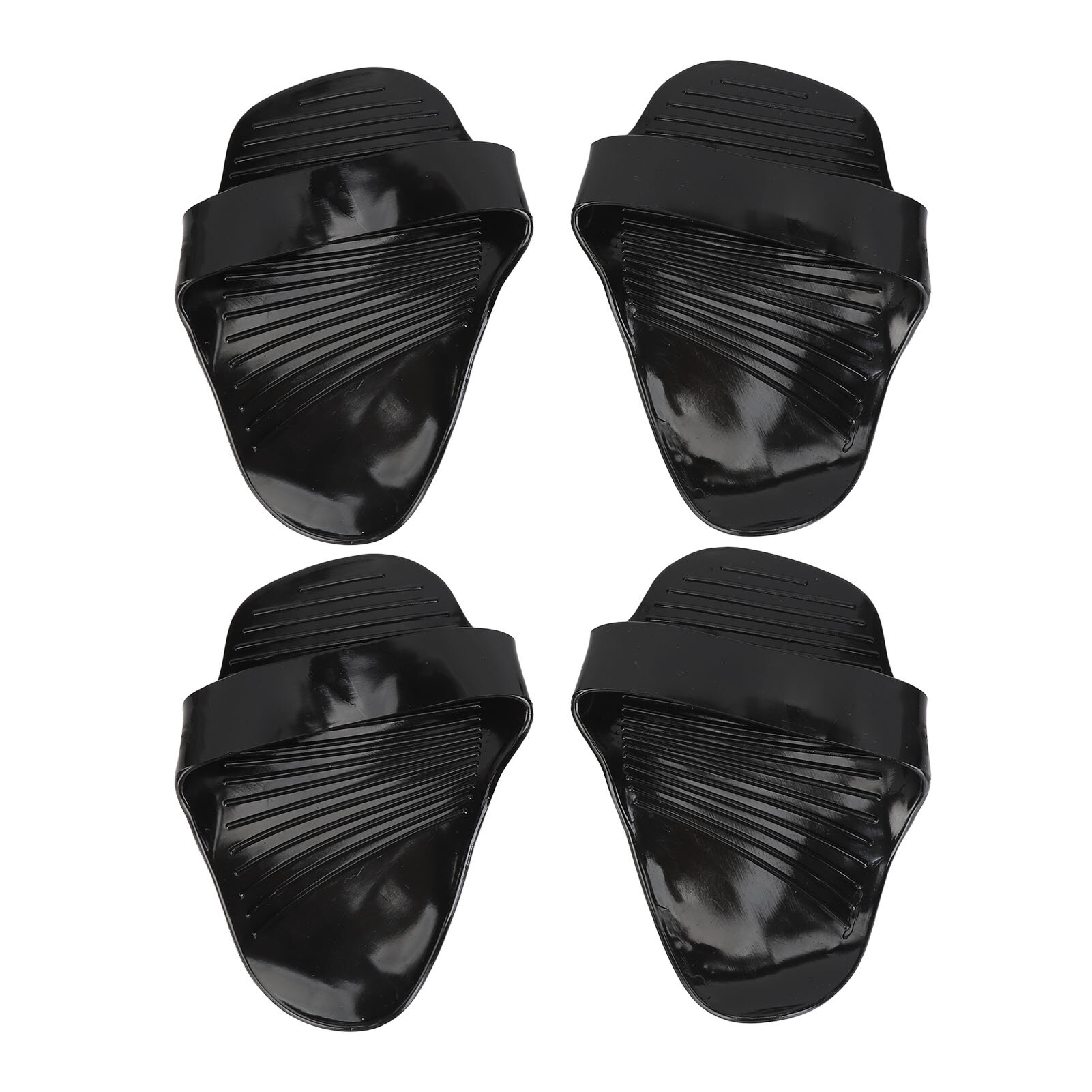 2 пары силиконовых накладок для поднятия тяжестей, для тренировок по тяжелой атлетике, защита для потливых рук, противоскользящие накладки для поднятия тяжестей, черные