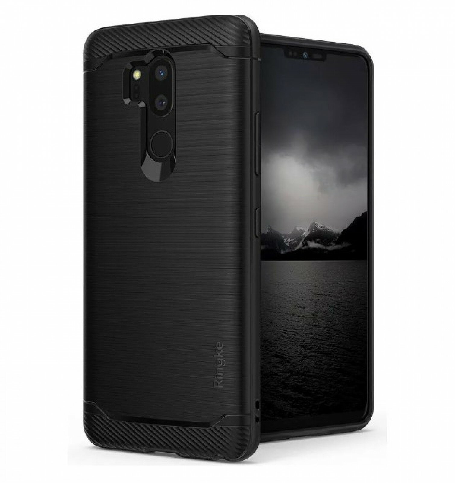 Чехол-накладка MyPads для LG G7 ThinQ / G7 из мягкого силикона, ультра-тонкий черный