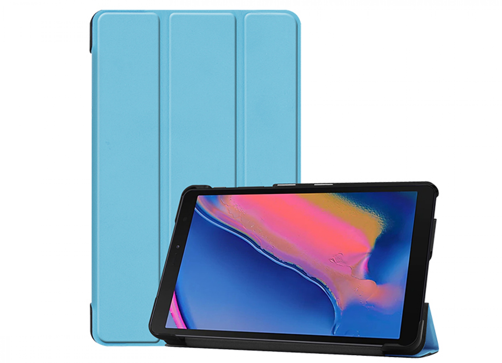 Чехол-обложка MyPads для Samsung Galaxy Tab A 8.0 (2019) с функцией подставки из качественной кожи