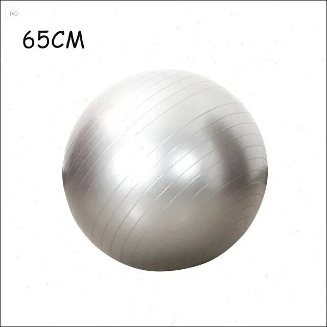 Фитбол гимнастический 65 см темно-серый, с насосом, для фитнеса и реабилитации, максимальная нагрузка 250 кг