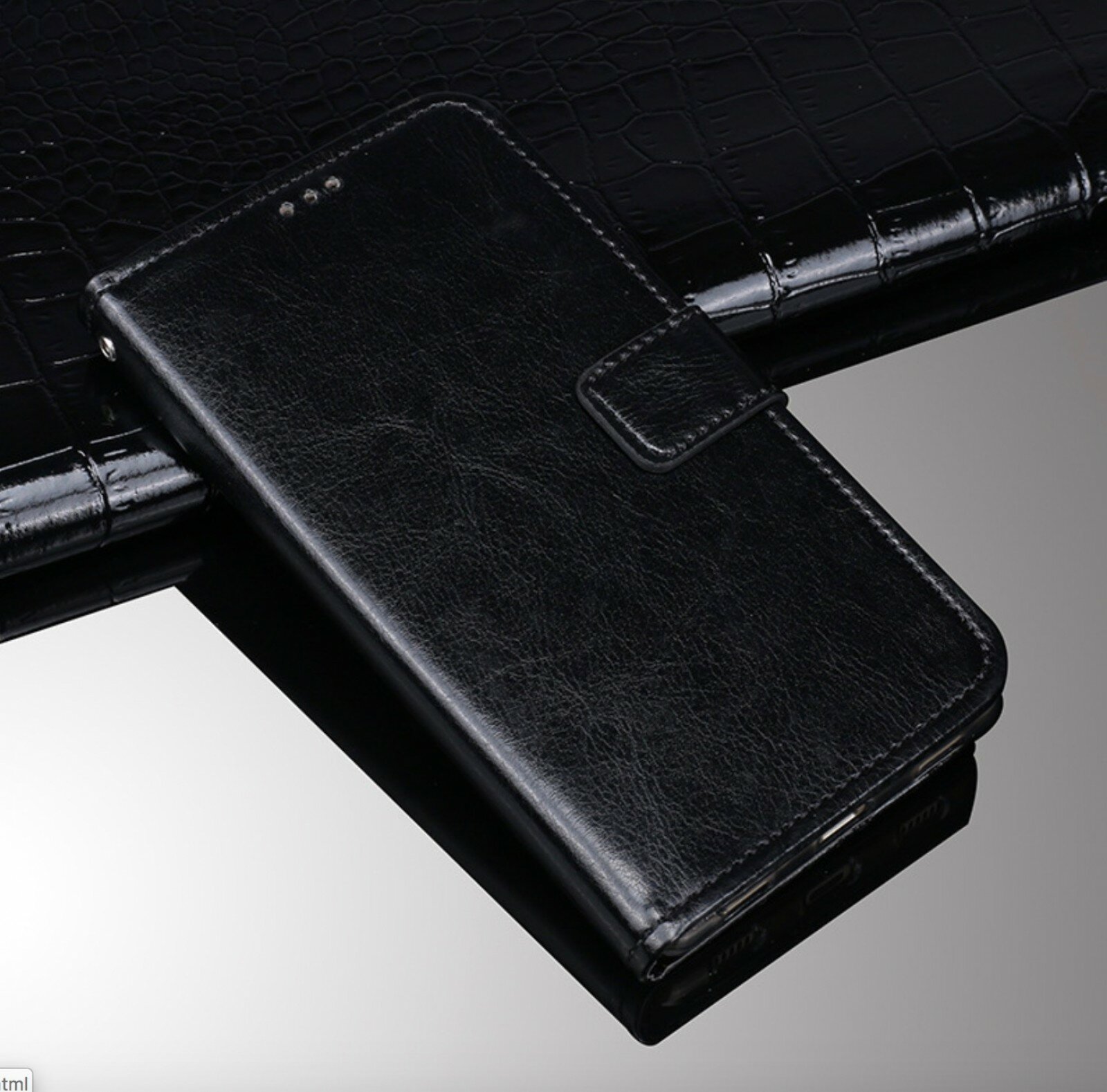 Чехол-книжка MyPads Porta Biglietti для Huawei MediaPad M3 8.4 LTE с застёжкой и подставкой черный