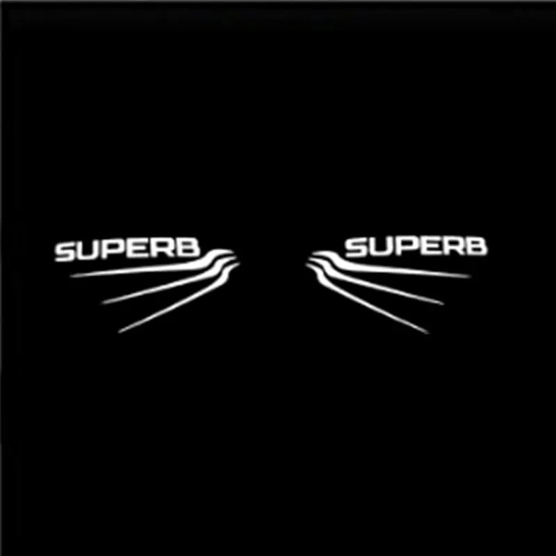 Светодиодные лампы для Skoda Superb, LOGO D, Style A-2PCS
