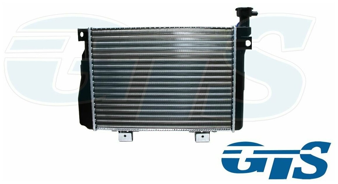 Радиатор охлаждения GAMMA для автомобилей ВАЗ 2107 алюминиевый