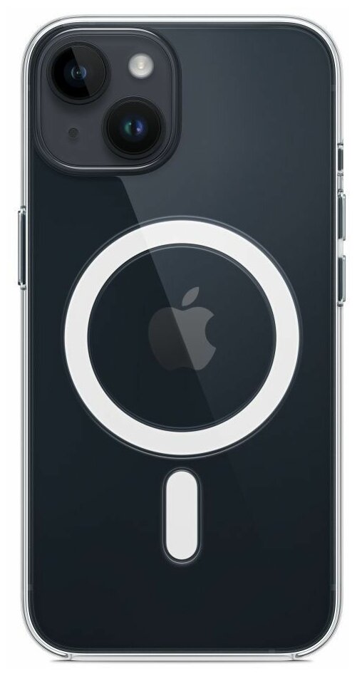 Чехол прозрачный для iPhone 14 с MagSafe