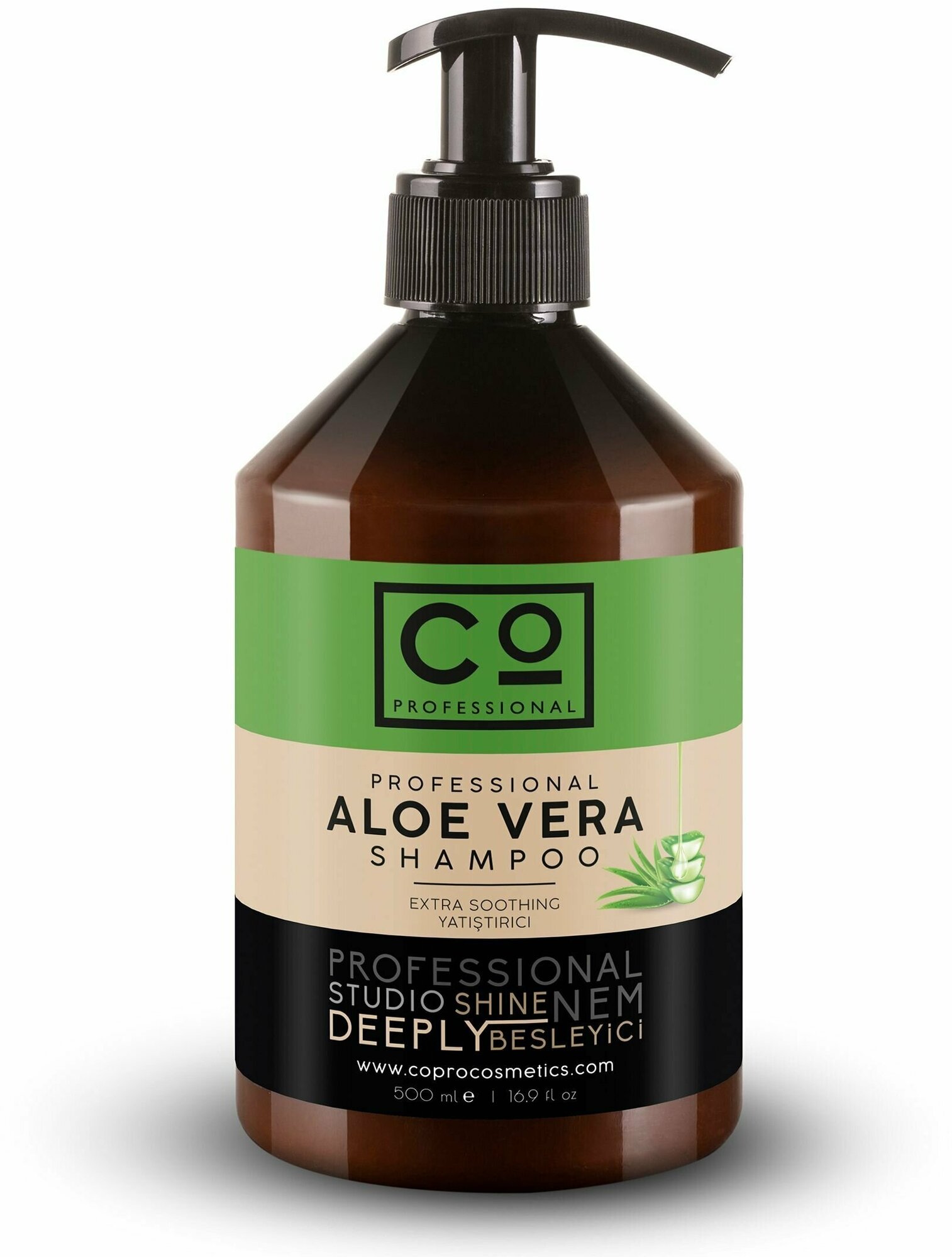 Шампунь алоэ вера CO PROFESSIONAL Aloe Vera Shampoo, 500 мл