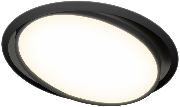 Встраиваемая поворотная светодиодная панель Donolux MOON, DL18813/15W Black R, 15Вт