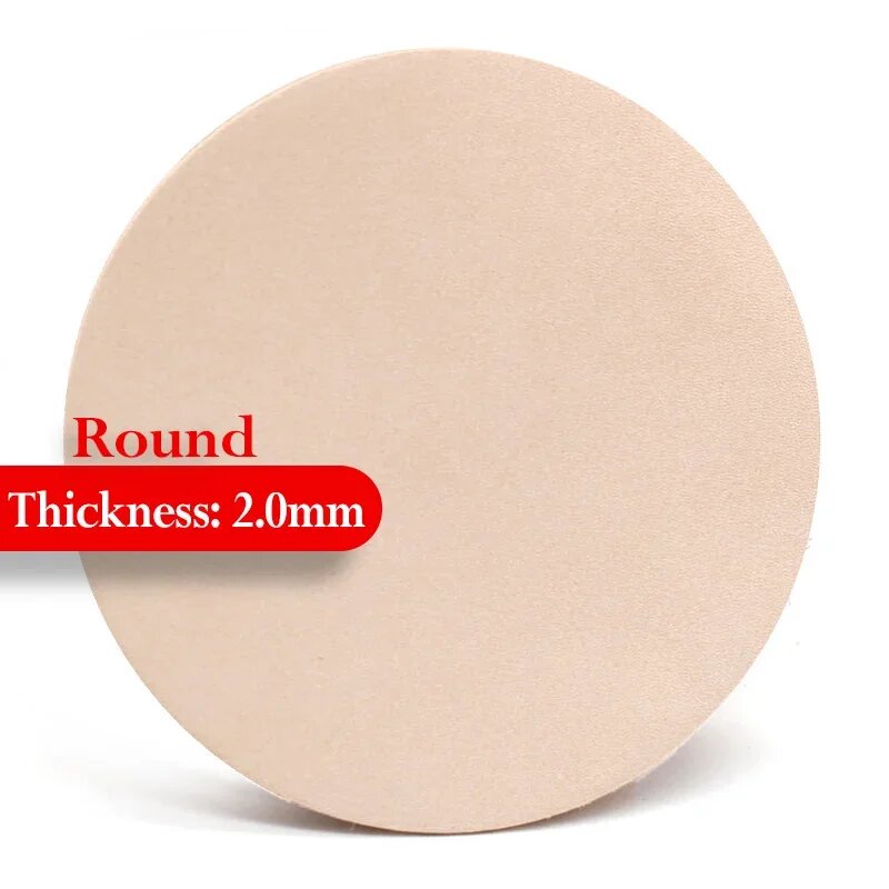 Отходы натуральной кожи Tepoztec для рукоделия 10x10 см, Round 2.0mm