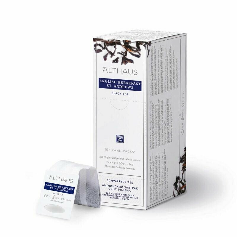 Althaus Чай в пакетиках Pack English Breakfast St. Andrews, 15 пакетиков
