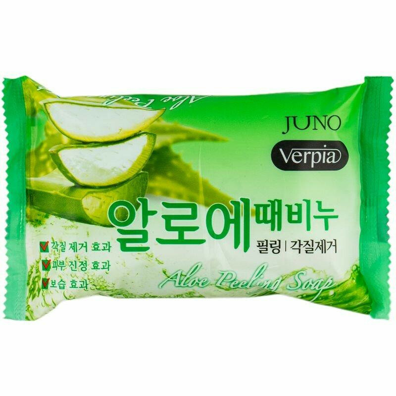 Мыло-пилинг для лица и тела Verpia с экстрактом алоэ 150 г 00484
