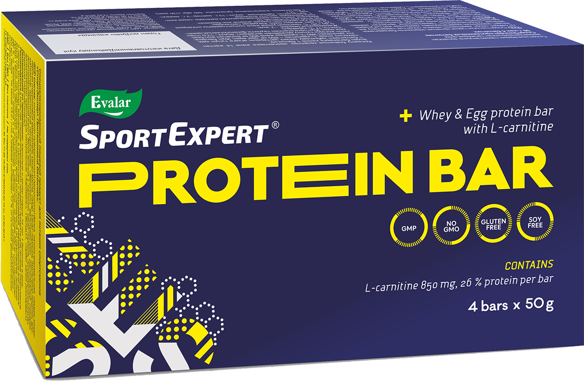 SportExpert Протеиновый батончик, 4 шт по 50 г, Эвалар