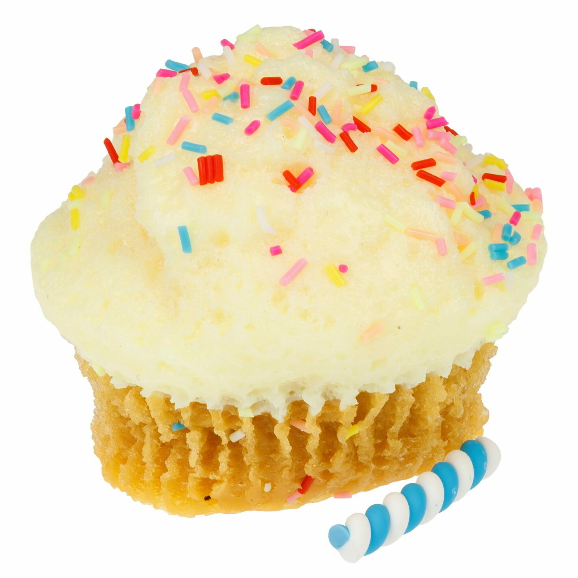 Таба сквиш тортик 1TOY Крутой замес Няшка-вкусняшка, игрушка антистресс для рук, желтая