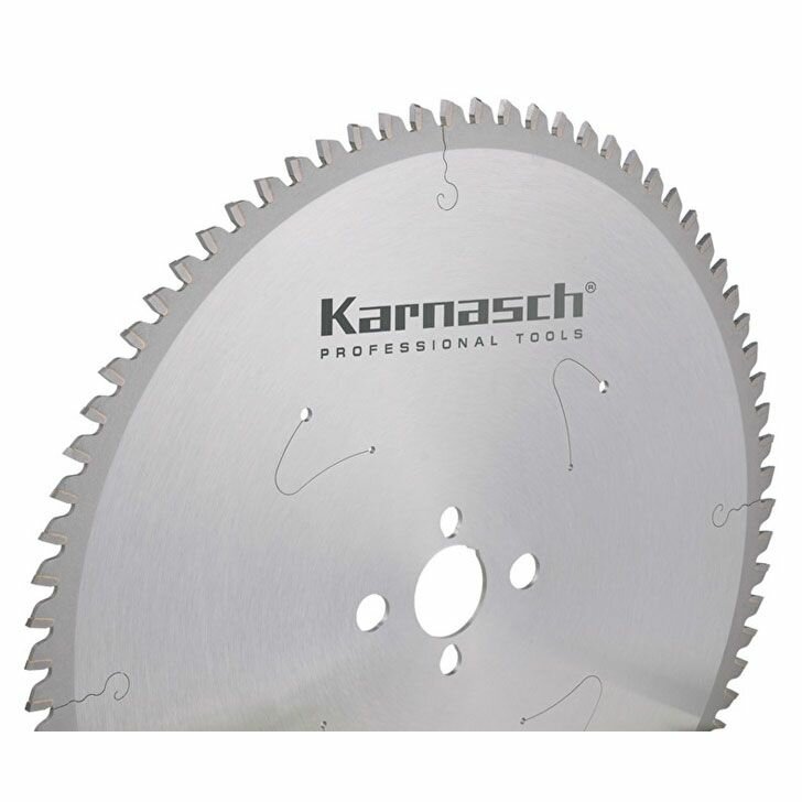 Диск пильный по алюминию Karnasch, отрицательный угол, тонкий пропил, 250х2,2/1,8х30 мм, Z 100 TFND