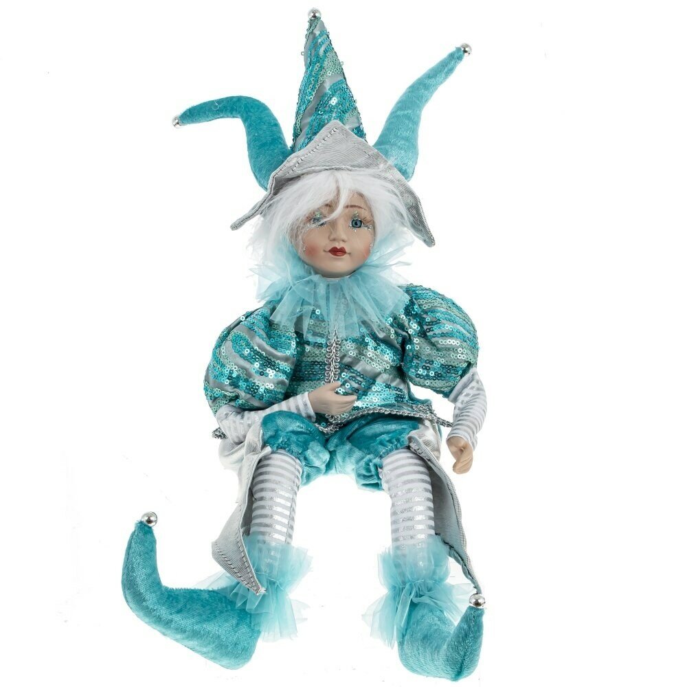 Игрушка набивная с муз и движ "Клоун", L=15 W=18 H=51/25 см