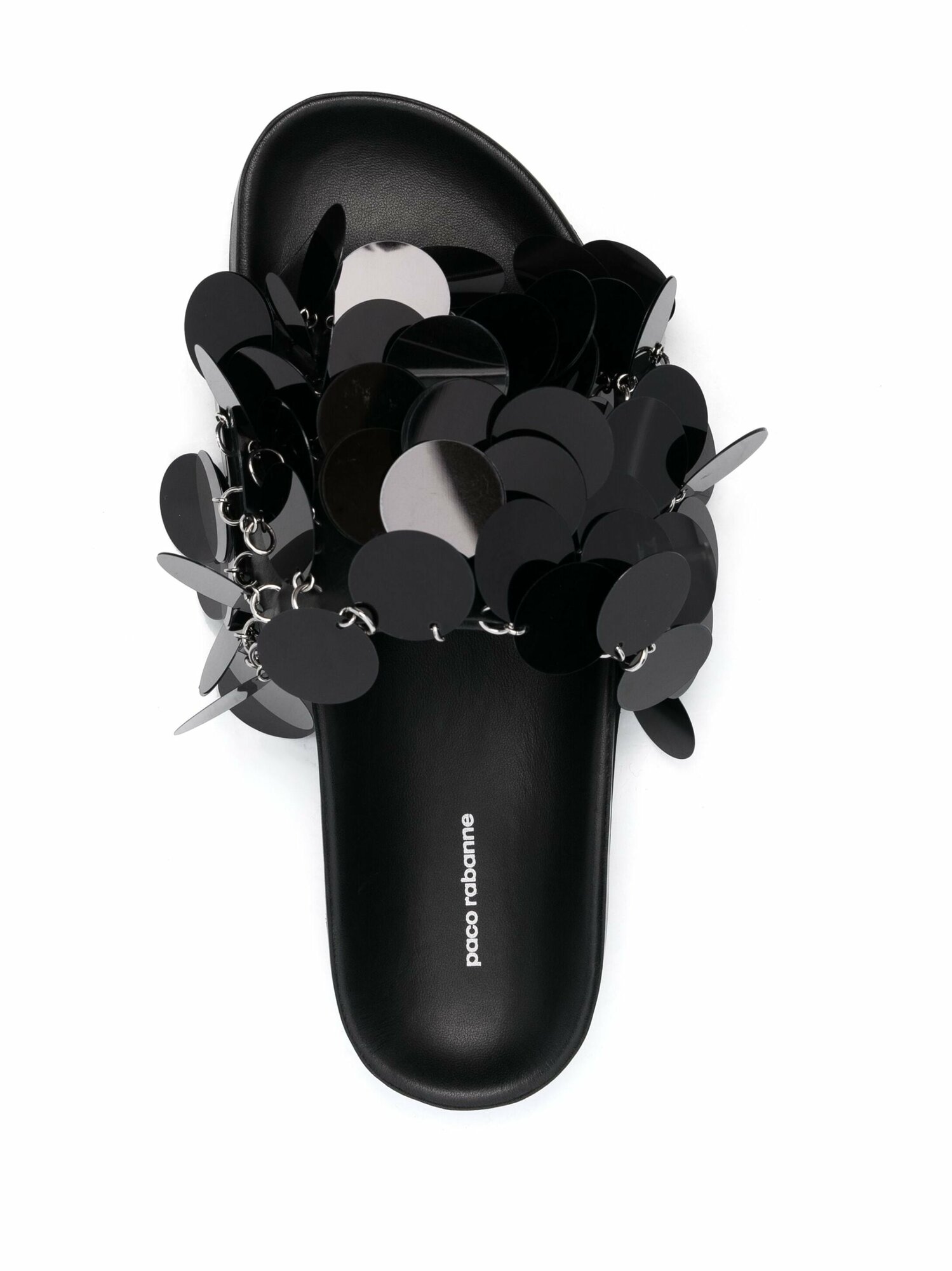 Босоножки Paco Rabanne Sparkle, размер 36, black/black — фото 1