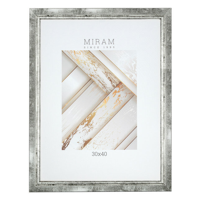 Мирам фоторамка 300х400 мм серый пластик стильный минимализм современный дизайн