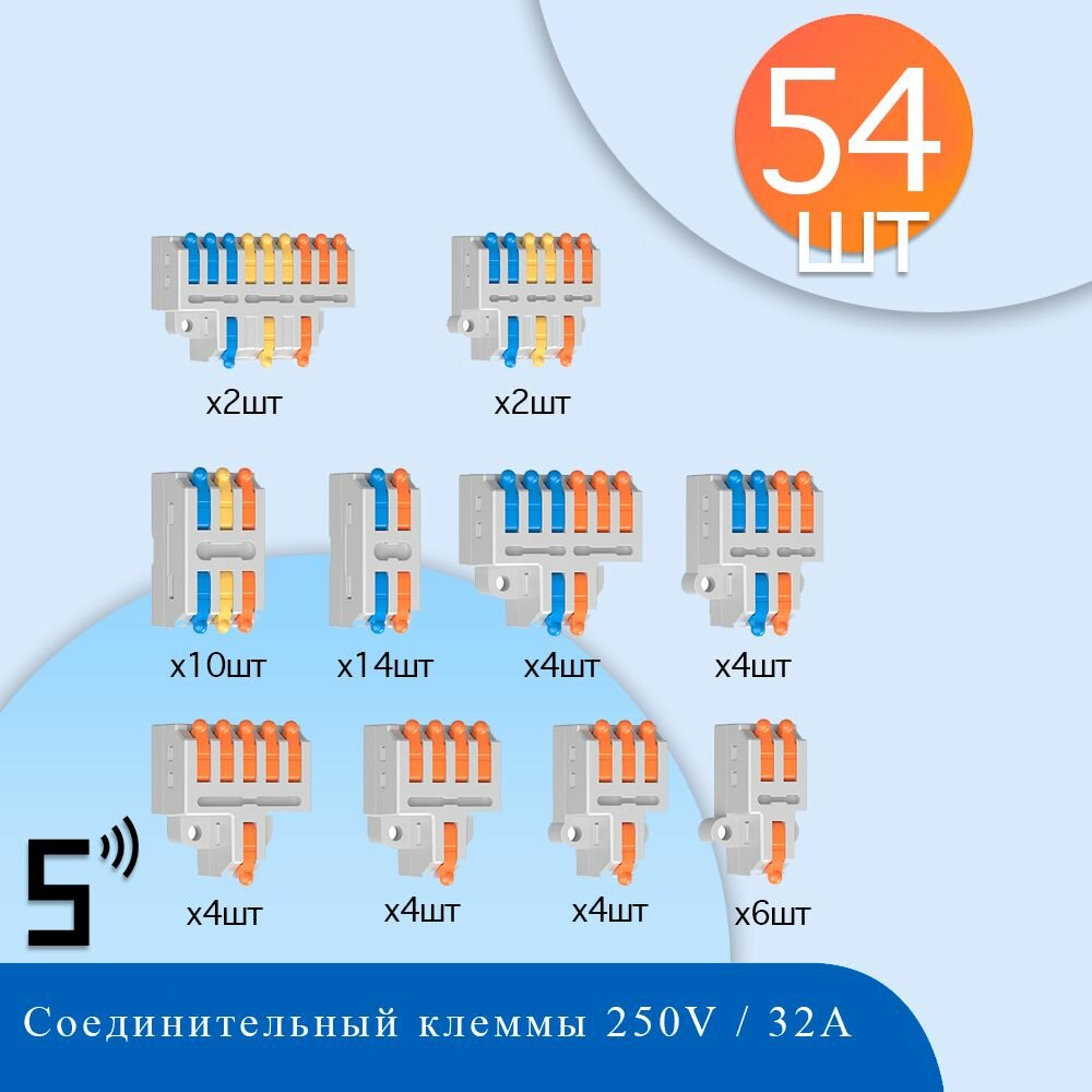 Набор соединительных клемм SONOFF D1-2