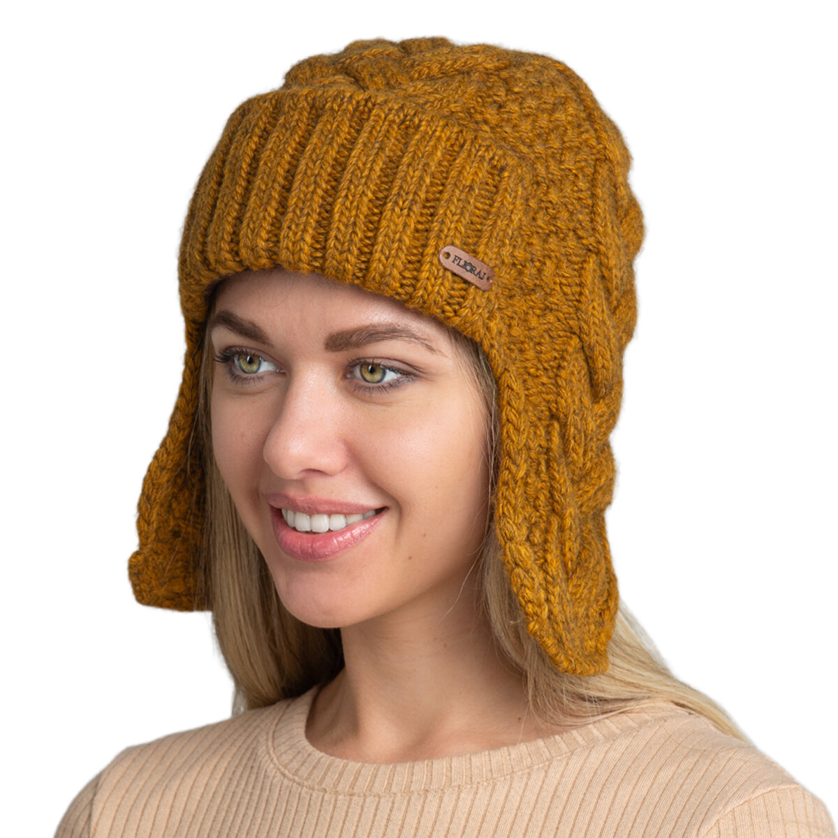 Шапка-ушанка для женщин