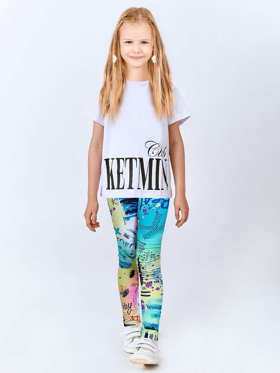 Легинсы KETMIN детские трикотажные хлопок PREMIUM LINE
