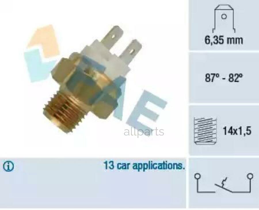 FAE 36050 Датчик включения вентилятора