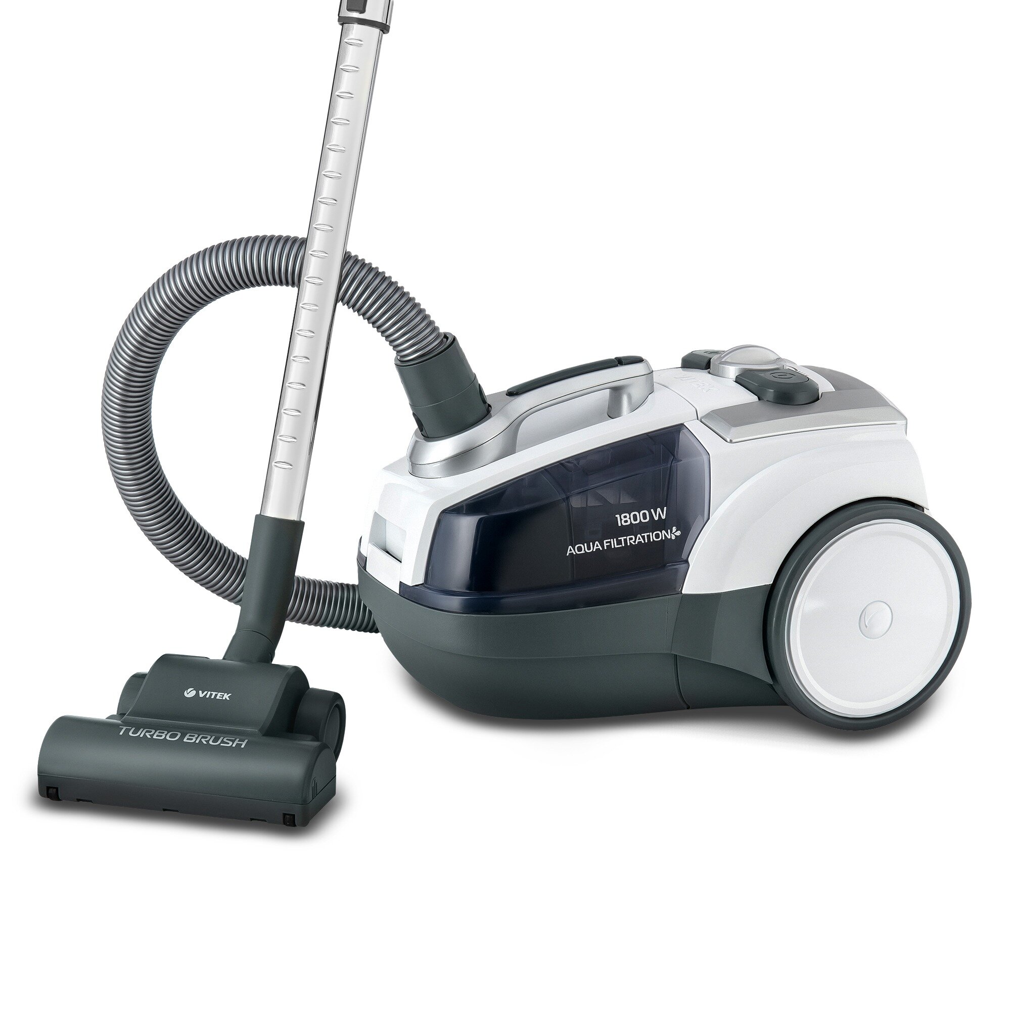 Пылесос для дома мощный с контейнером VT-1833 (PR) жемчужный