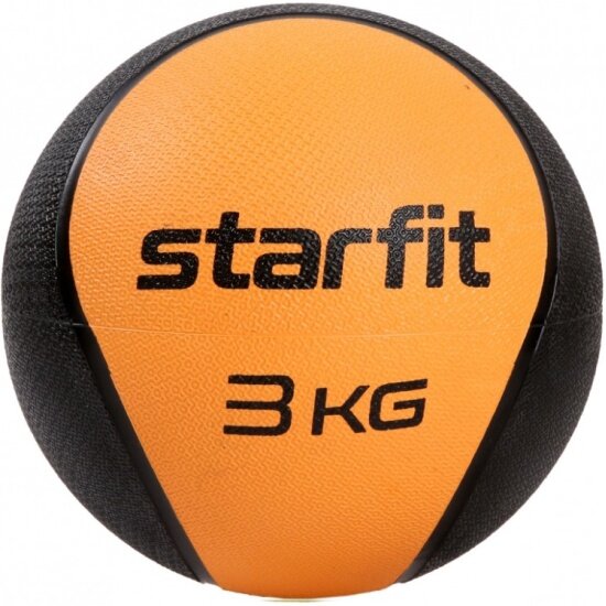 Медбол Starfit высокой плотности GB-702 3 кг, оранжевый