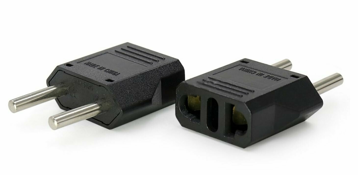 Набор переходников ( 3шт ) Сетевой адаптер - переходник UK/US/CN к обычной российской розетке