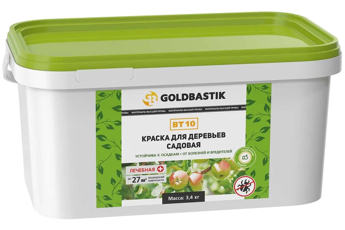 GOLDBASTIK Краска для деревьев садовая, 3.4 кг BT 10 3
