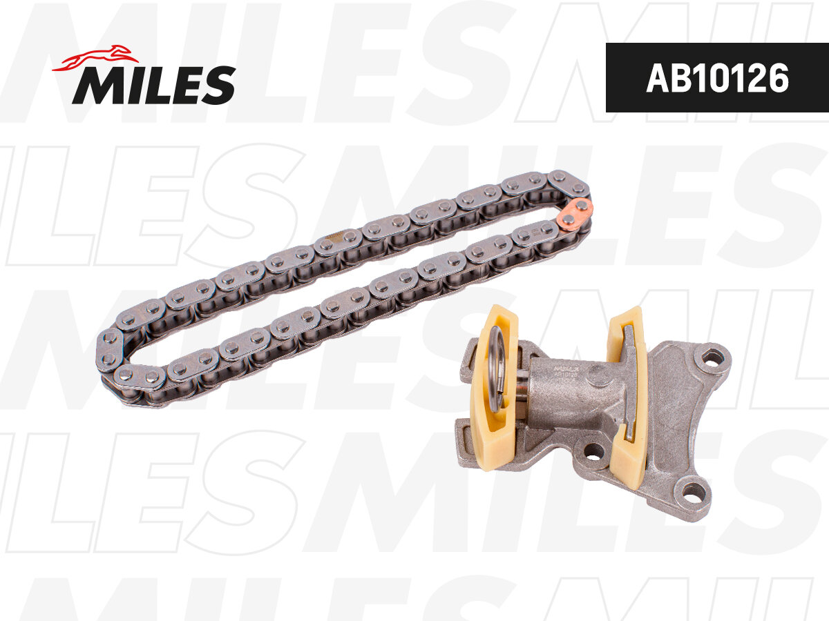 MILES Комплект цепи ГРМ VAG 2.0TSI 04- без звездочек AB10126