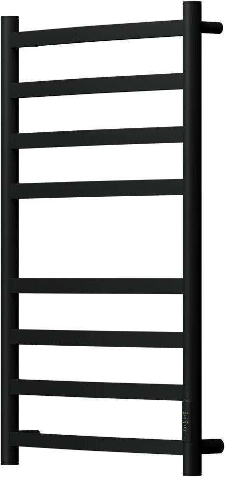 Полотенцесушитель электрический Point Антея П8 PN17858B 800x532, диммер правый, черный матовый