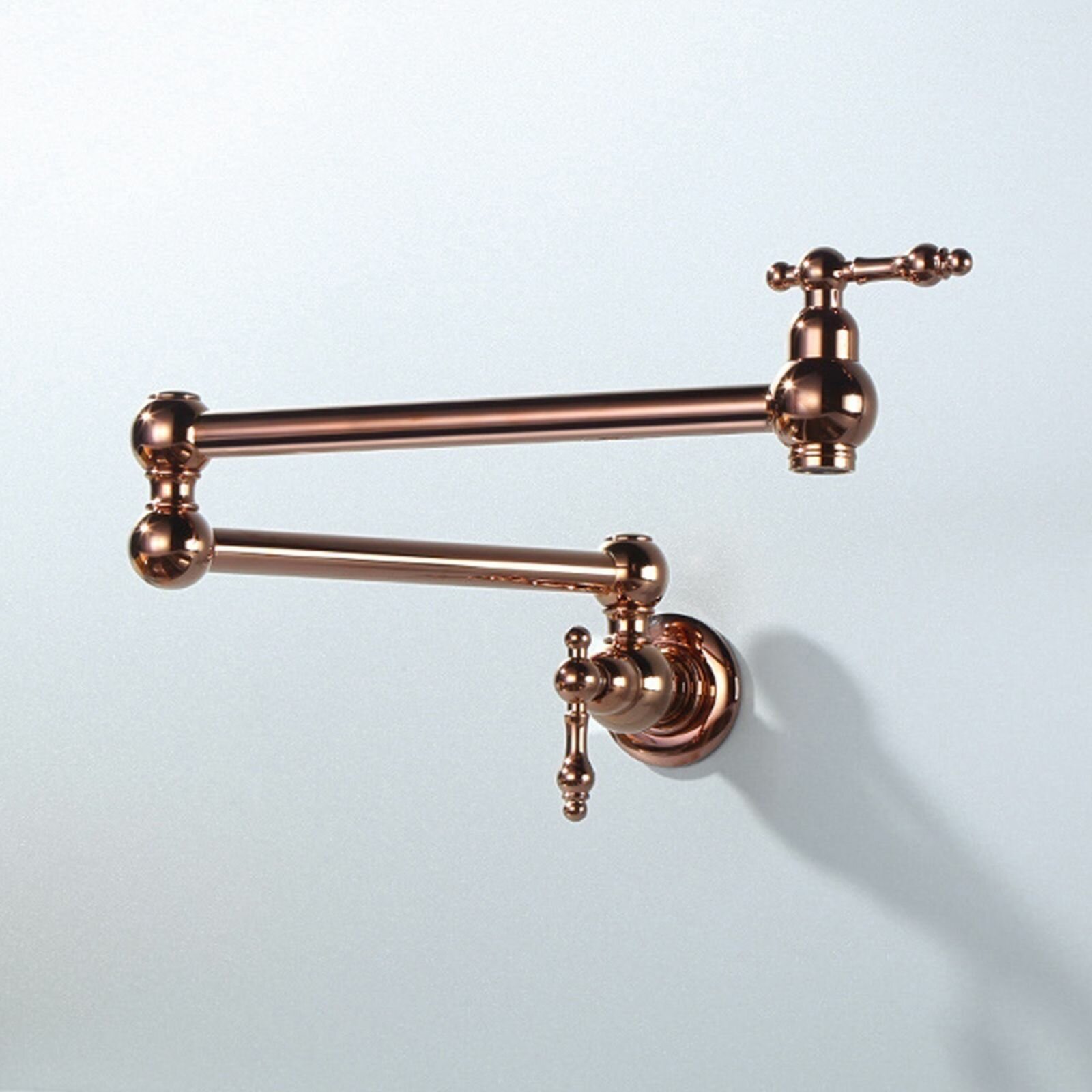 Pетро складной кухонный смеситель, Oдинарный смеситель для холодной водынастенный кухонный кран с двойной ручкой