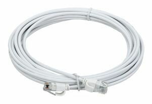 Патч-корд кат.5E UTP LSZH 5м slim колпачок с язычком бел. ITK PC08-C5EUL-5M-SL-WT