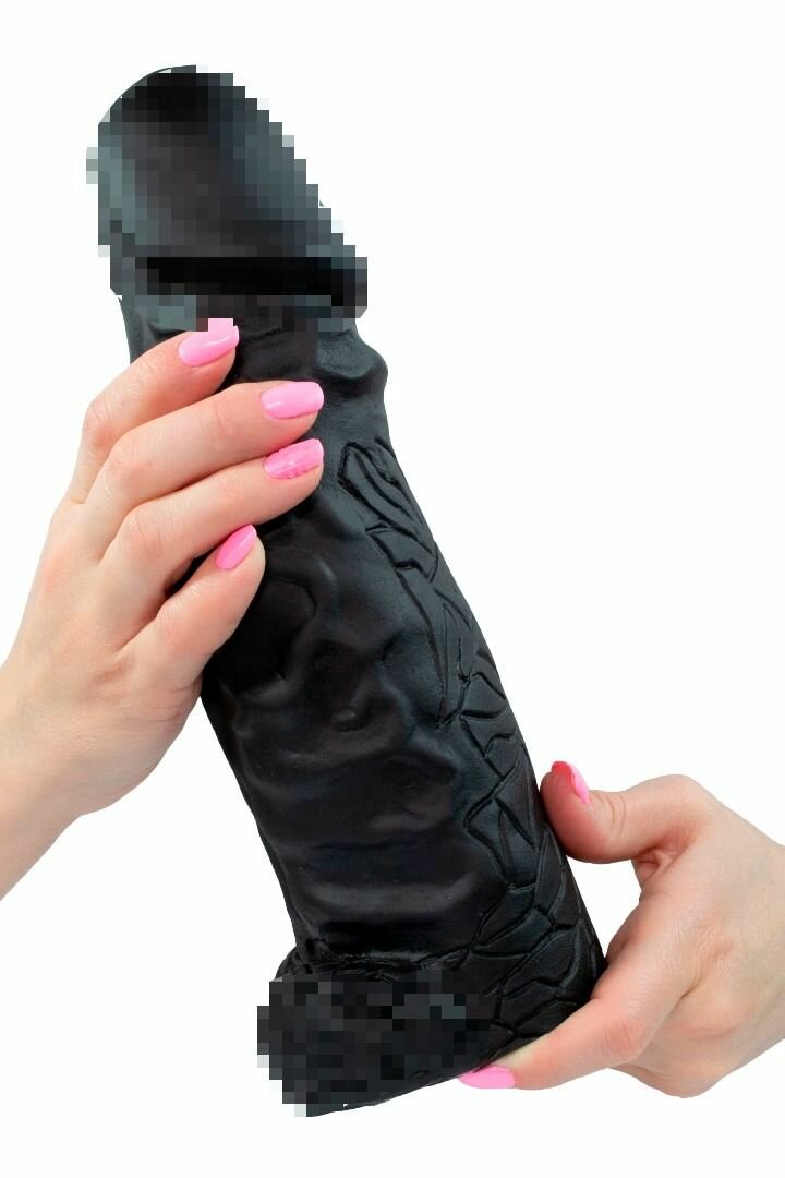 Фаллоимитатор-супергигант DESPOT черный Lovetoy, 36 см