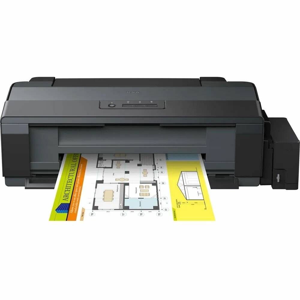 Струйный принтер Epson L1300, черный матовый, для разных типов бумаги — фото 1