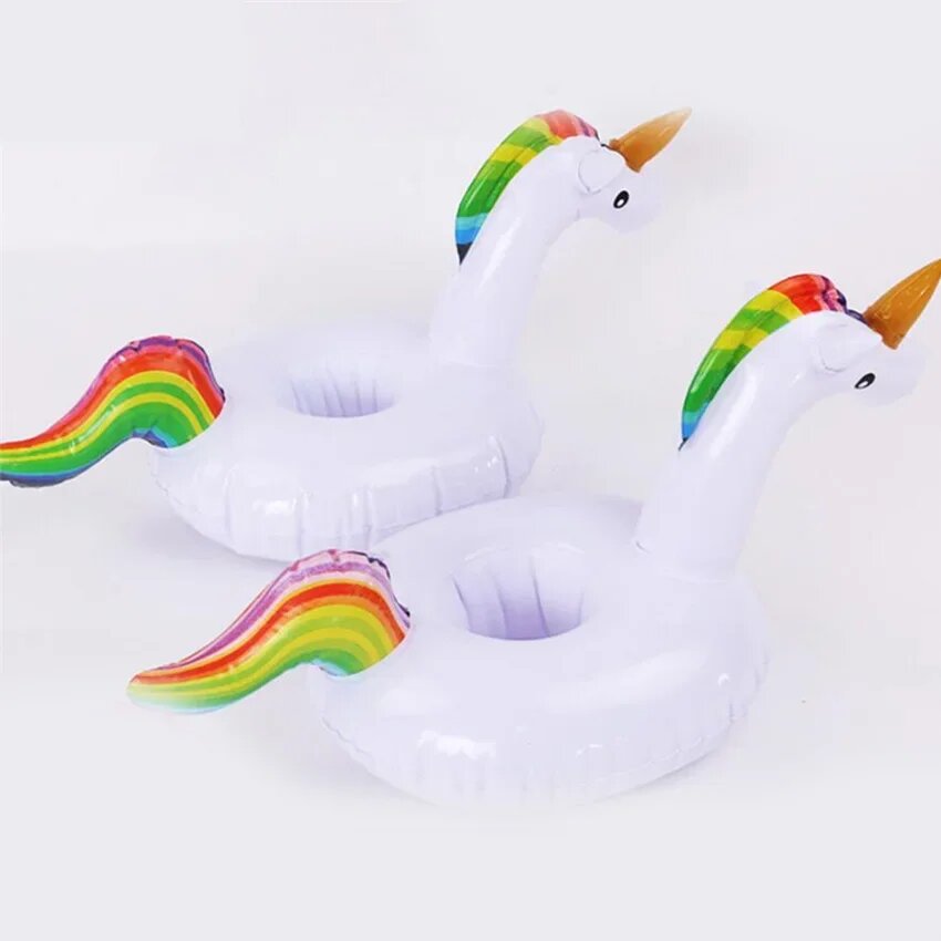 Надувной подстаканник для бассейна ZUOFILY Z410 Лебедь/Фламинго Белый, 5