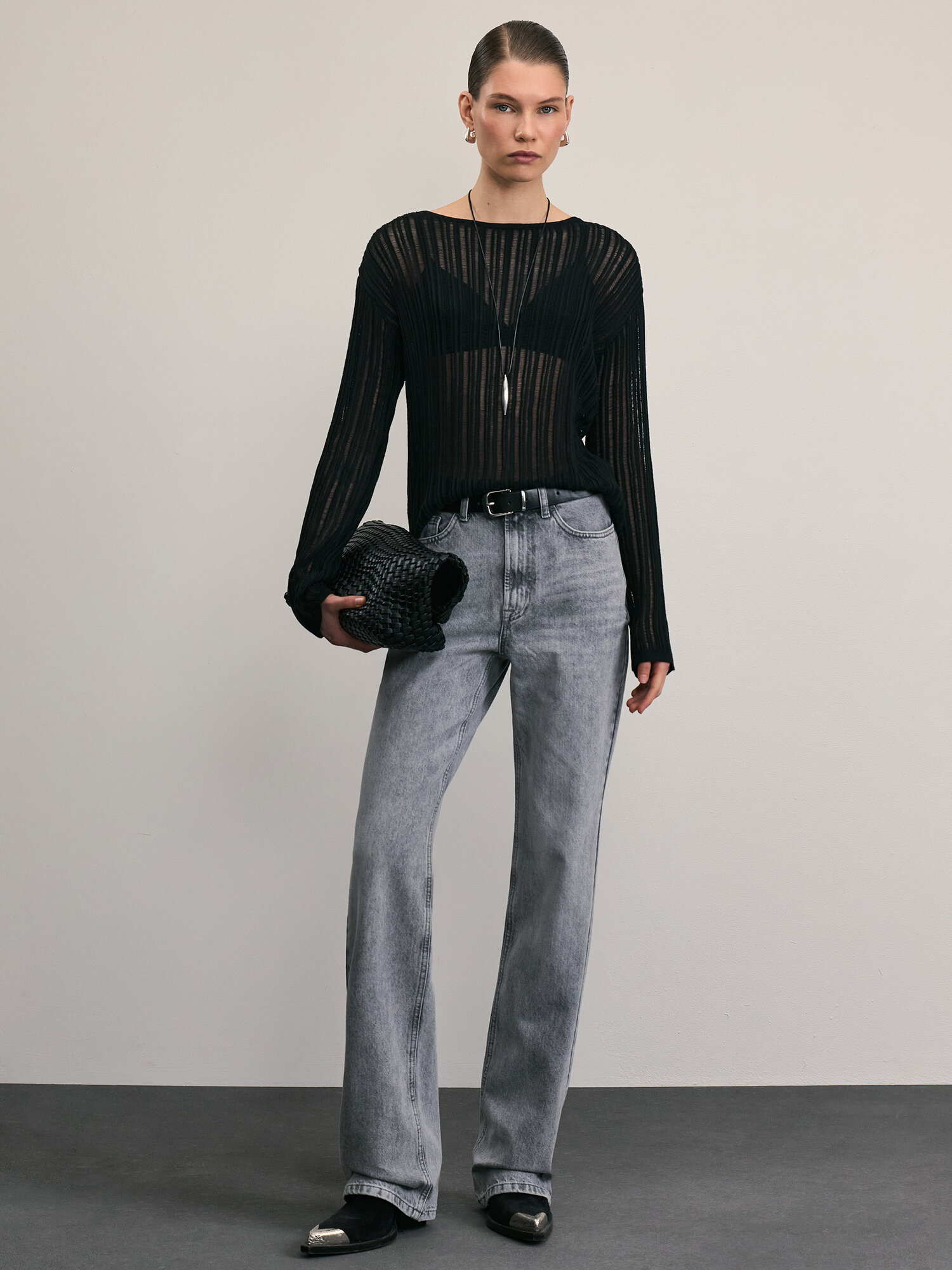 Джинсы прямые 