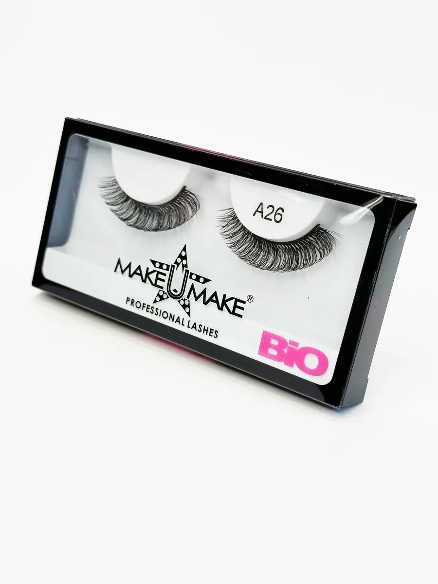 Профессиональные накладные шелковые ресницы BIO, форма A26