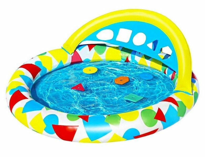 Детский бассейн с сортером, 120*117*46 см, 45 л, BestWay 52378