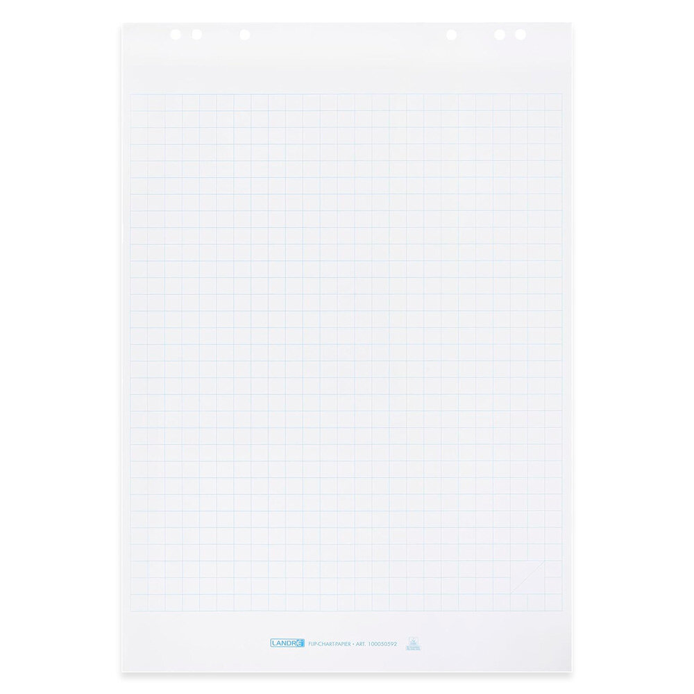 Блокнот для флипчарта Durable, клетка, 65 х 100 см, 20 листов Белый, (1 шт/уп)