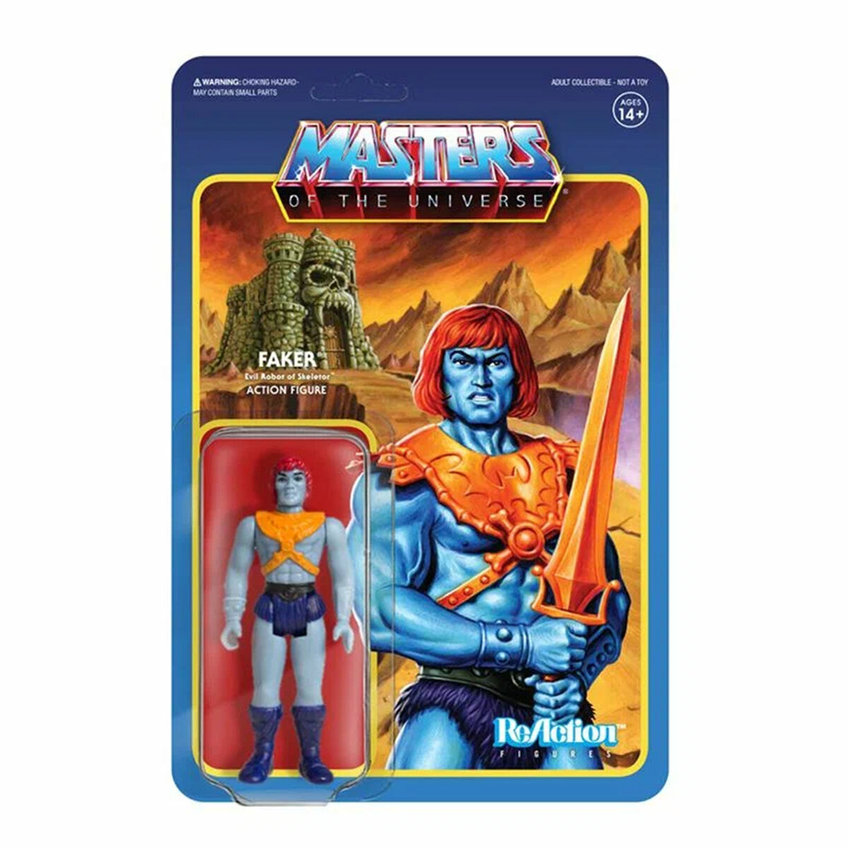 Super7 Masters of The Universe Faker ReAction Figures / Нежная и интересная коллекционная детские игрушки фигурка